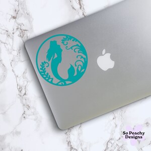 Little Mermaid Decal, Mermaid Decal, Mermaid Sticker, Beach Decal ...