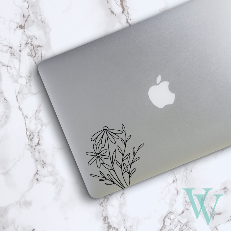 Daisy Decal Daisy Vinyl Flower Decal Flower Vinyl Decal - Etsy