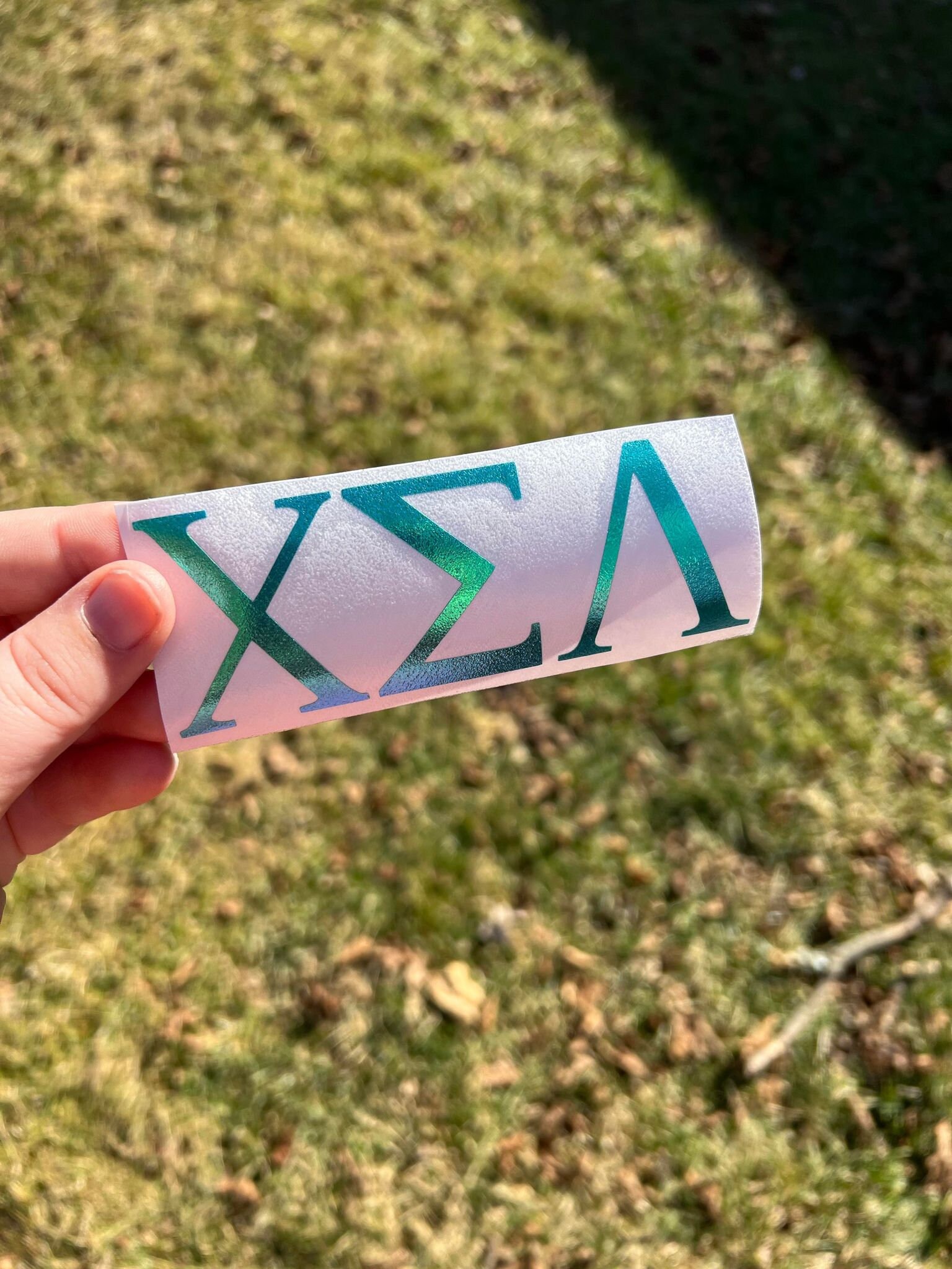 Greek Letter Decal Sorority Decal Fraternity Decal Sorority | Etsy
