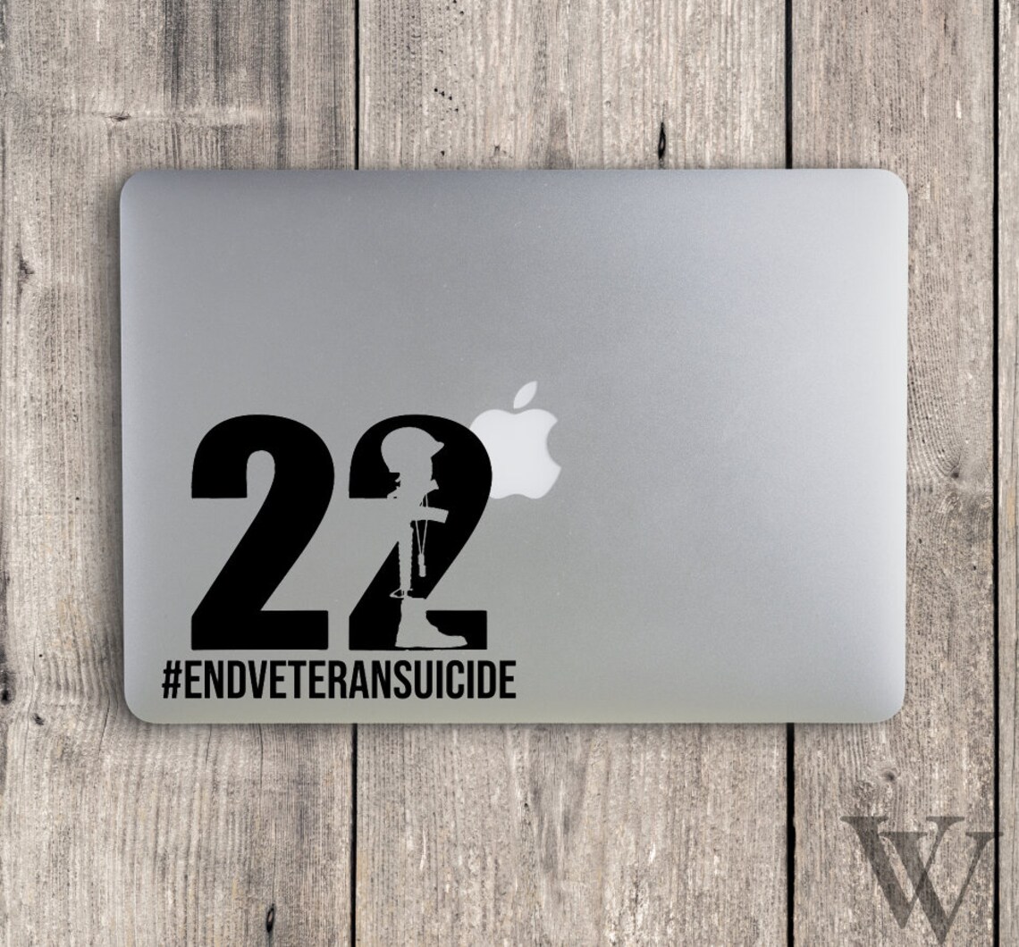 22 A Day Decal Veteran Suicide Decal Suicide Awareness - Etsy