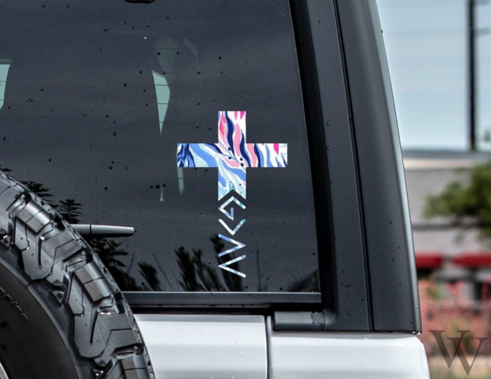 Cross Decal God is Greater Than the Highs and Lows Decal - Etsy