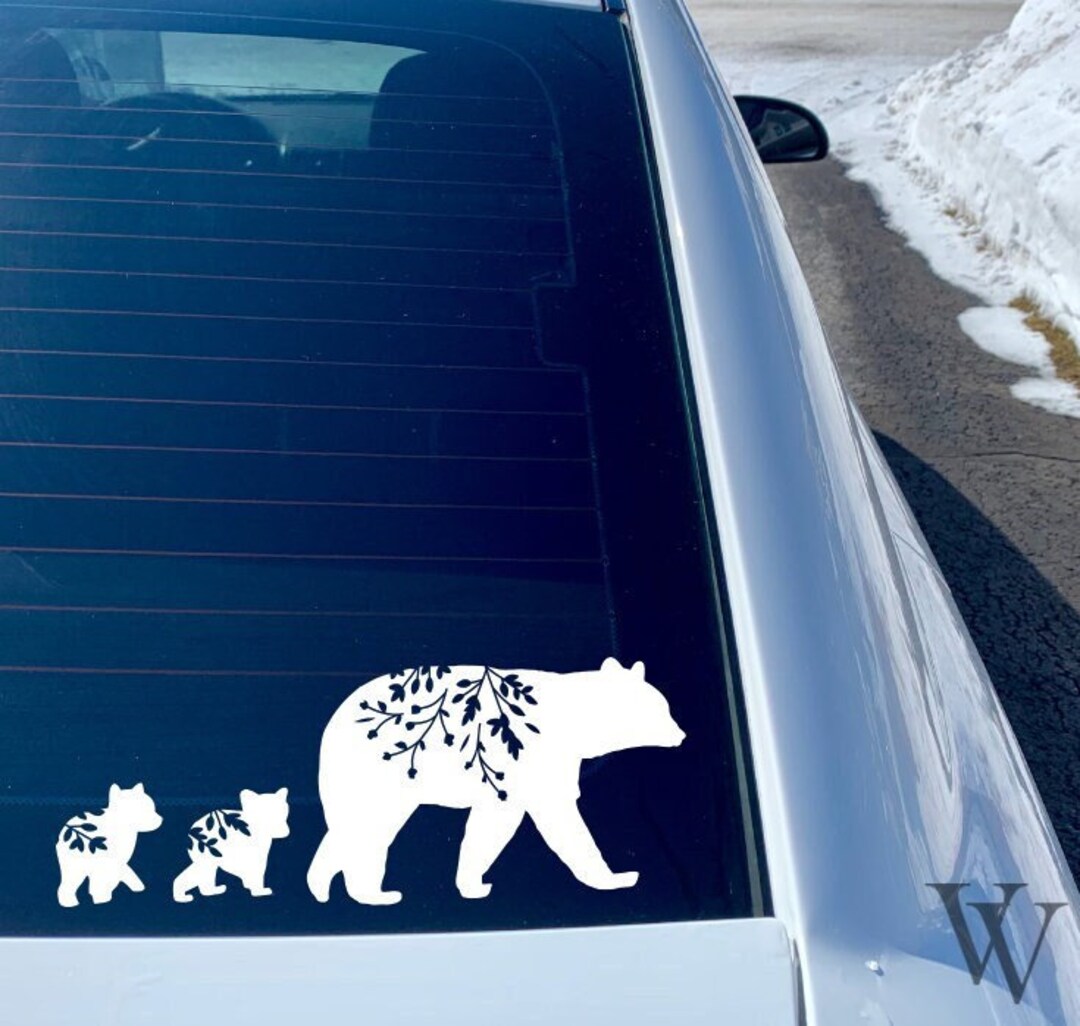 Mom Decal, Mama Bear Decal, Girl Mom Decal, Boy Mom Decal, Window Decal ...