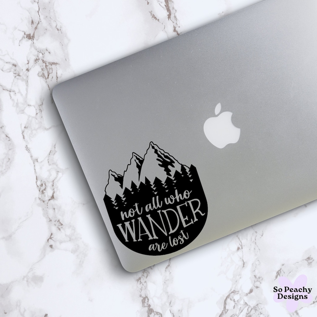 Not All Who Wonder Are Lost Decal, Camping Decal, RV Decal, Hiking ...