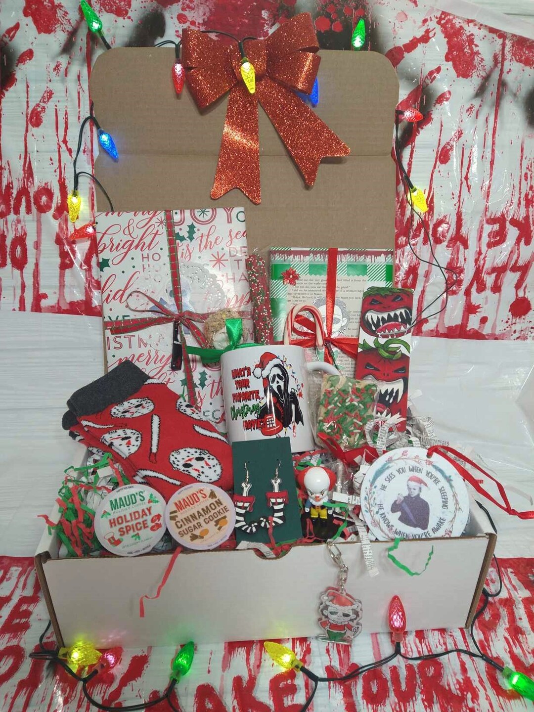 Blind Date With a Book Box Christmas in July Horror Book Box Horror ...