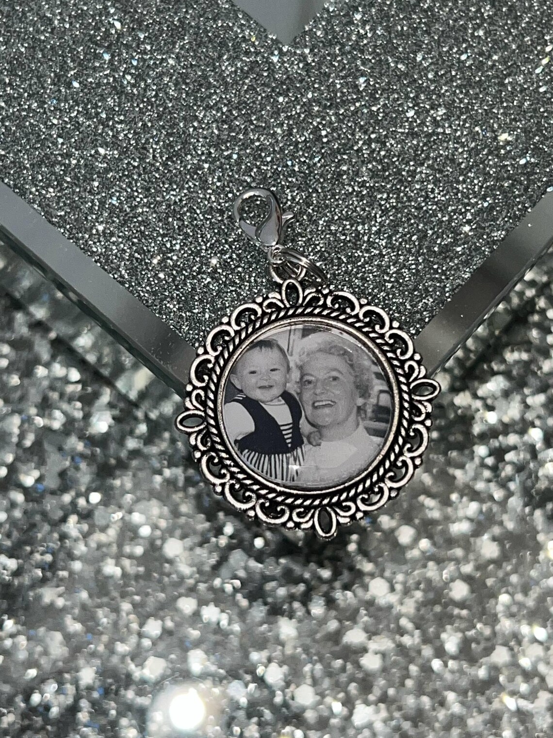With Love From Above Memory Clip & Card/remembrance Photo Charm/in ...