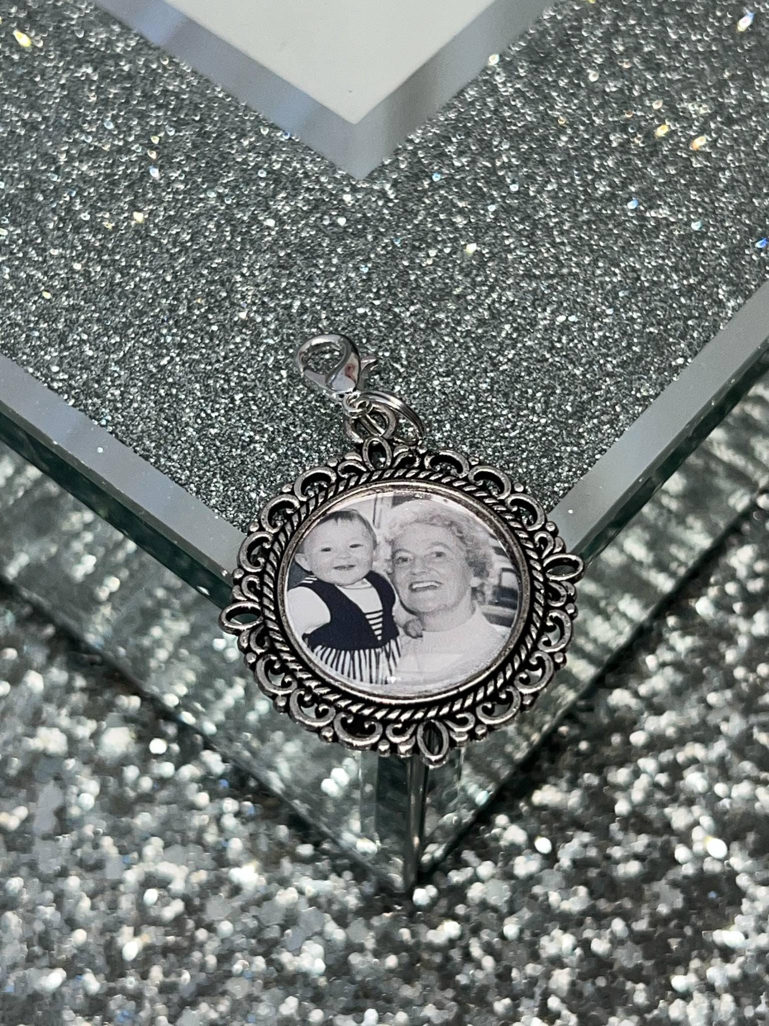 With Love From Above Memory Clip & Card/remembrance Photo Charm/in ...