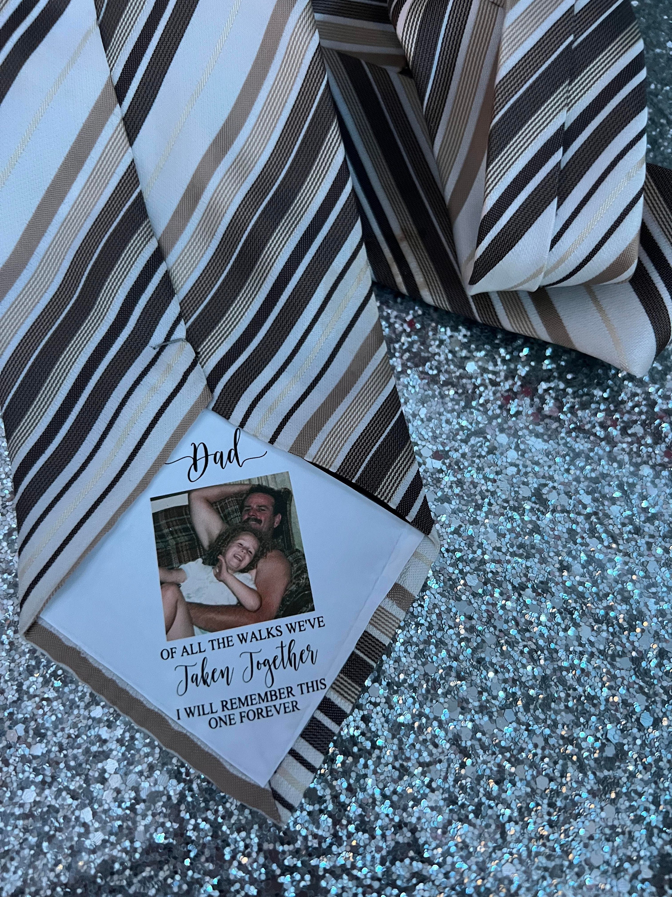 Personalised Photo Tie Label/dad/suit Label/tie Patch/tie - Etsy UK