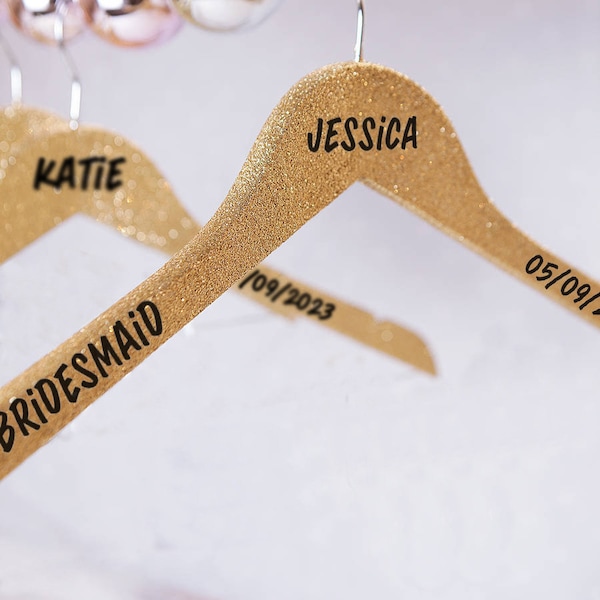 Wedding Hanger Decals. Personalized Wedding Dress Hanger Decals. Decals ...