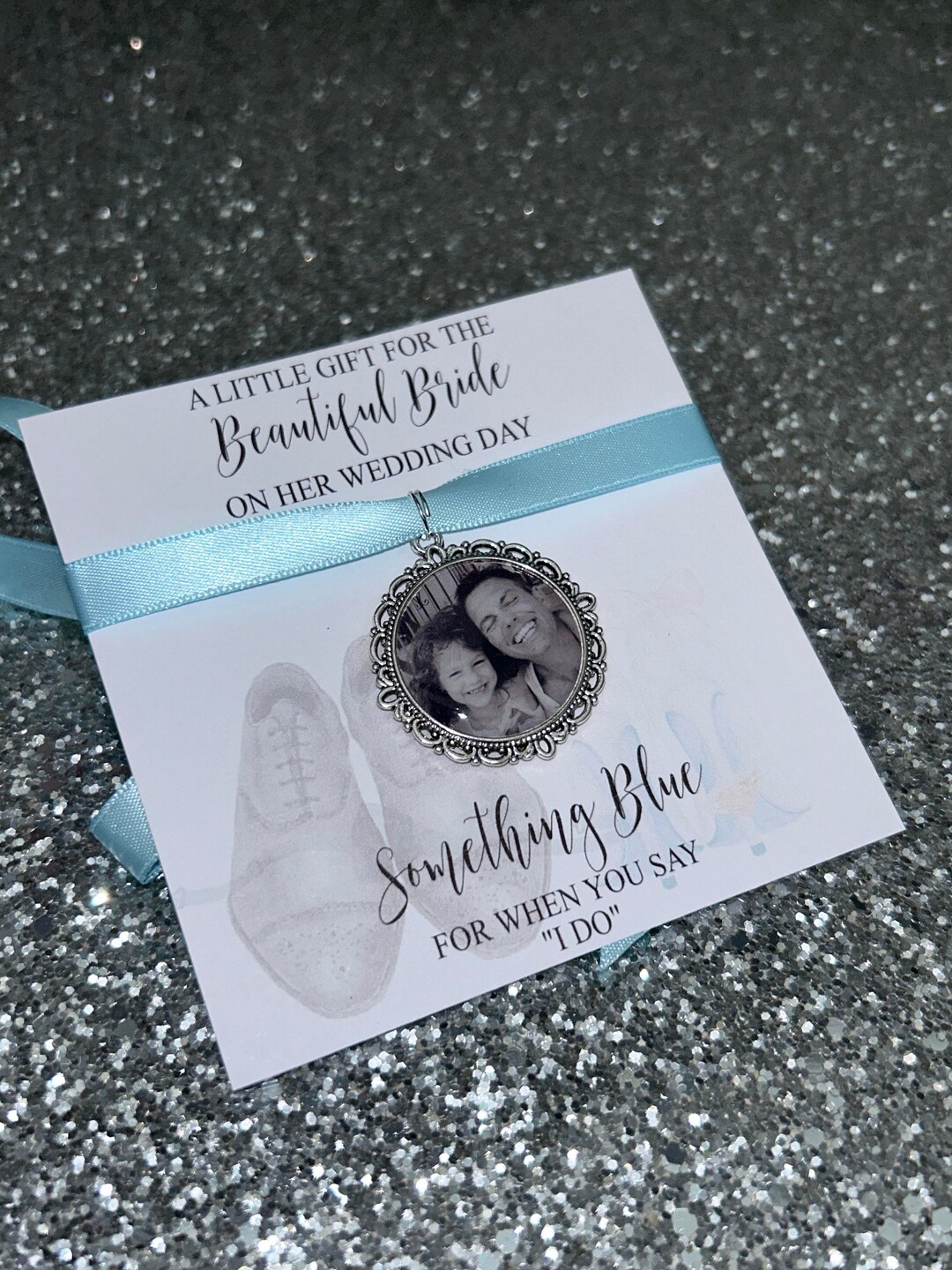 Personalised Wedding Memorial Photo Charm/beautiful Bride Gift ...