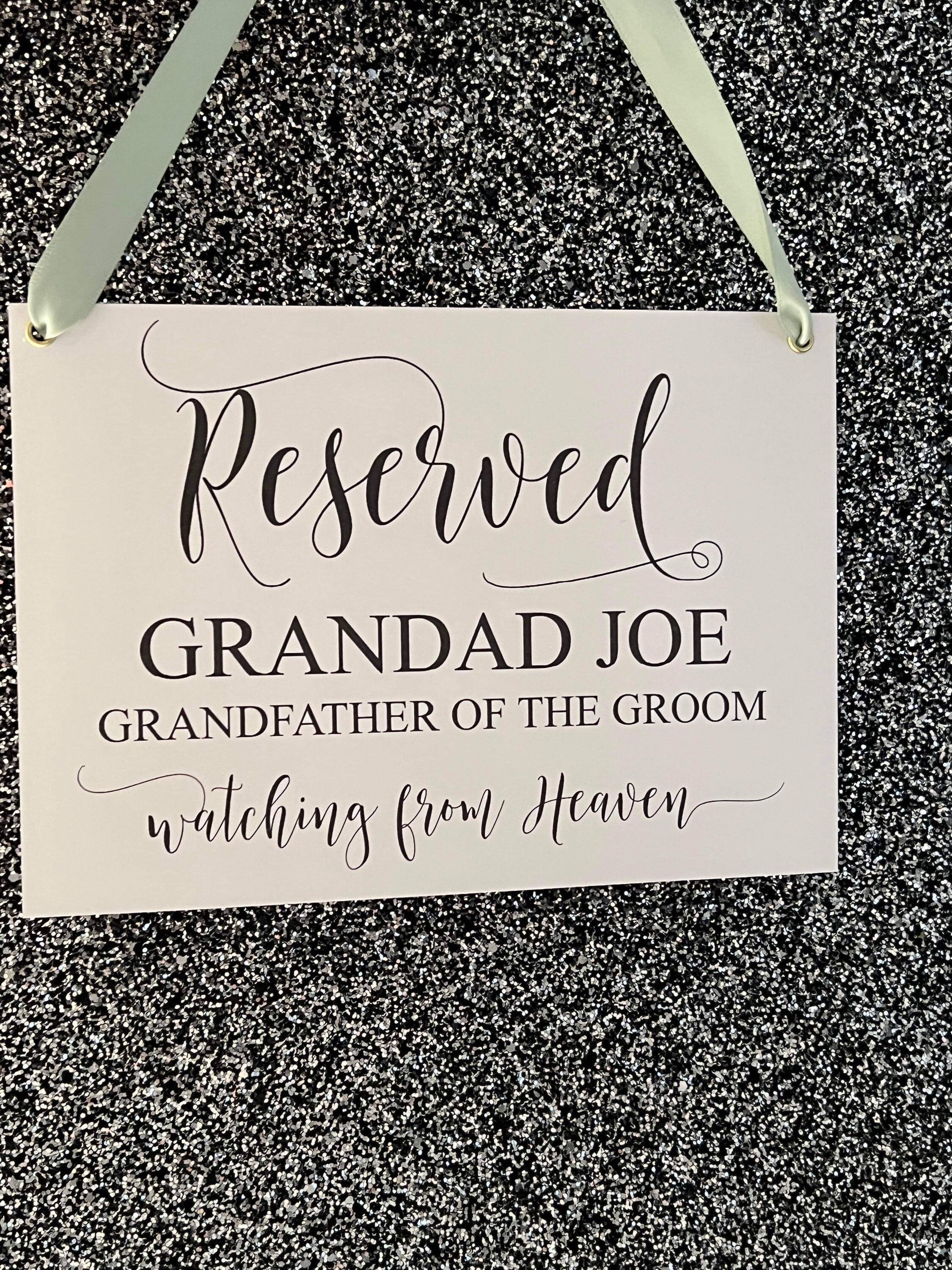 Wooden A5 Wedding Sign/personalised/memorial/memory/reserved - Etsy