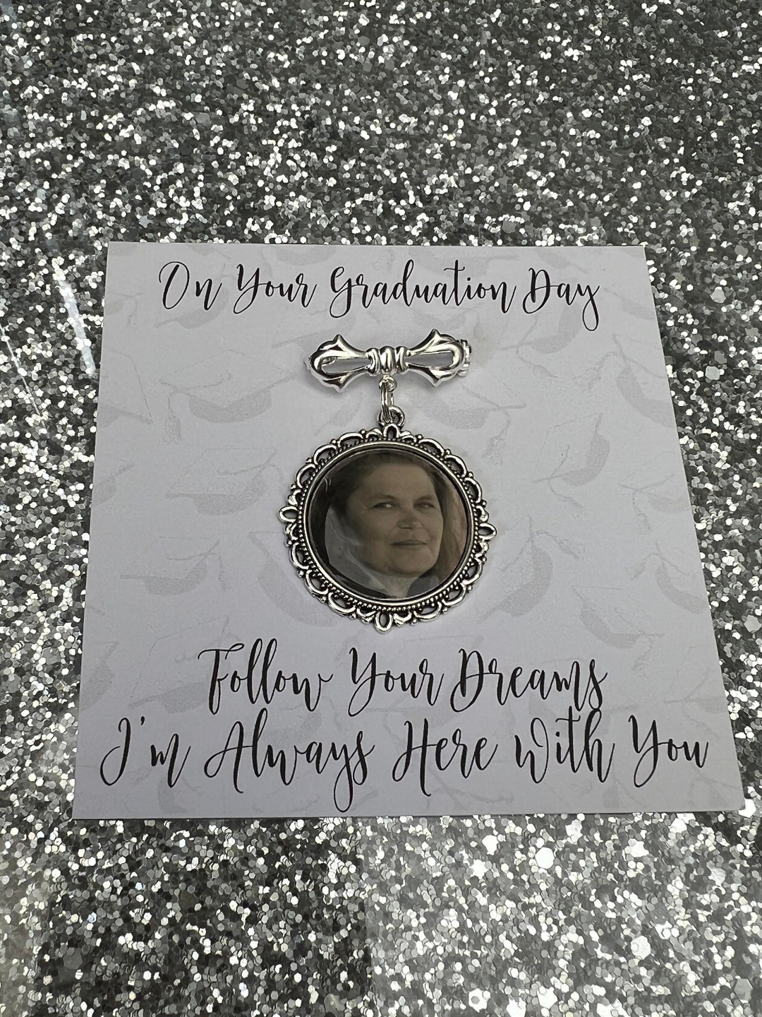 Graduation Day Personalised Memorial Photo Charm/for Him/heaven ...
