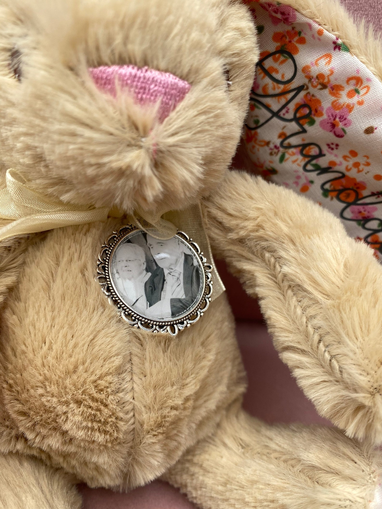 Handmade Personalised Keepsake Remembrance Bereavement Bear Made From ...