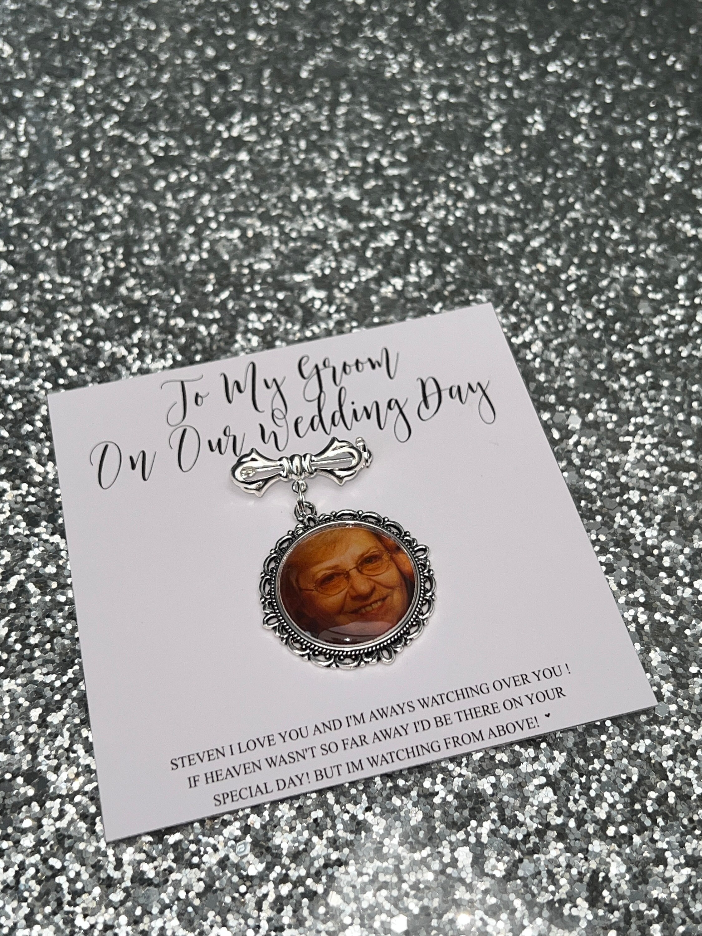 Personalised Memorial Photo Charm/gift for Groom/for - Etsy