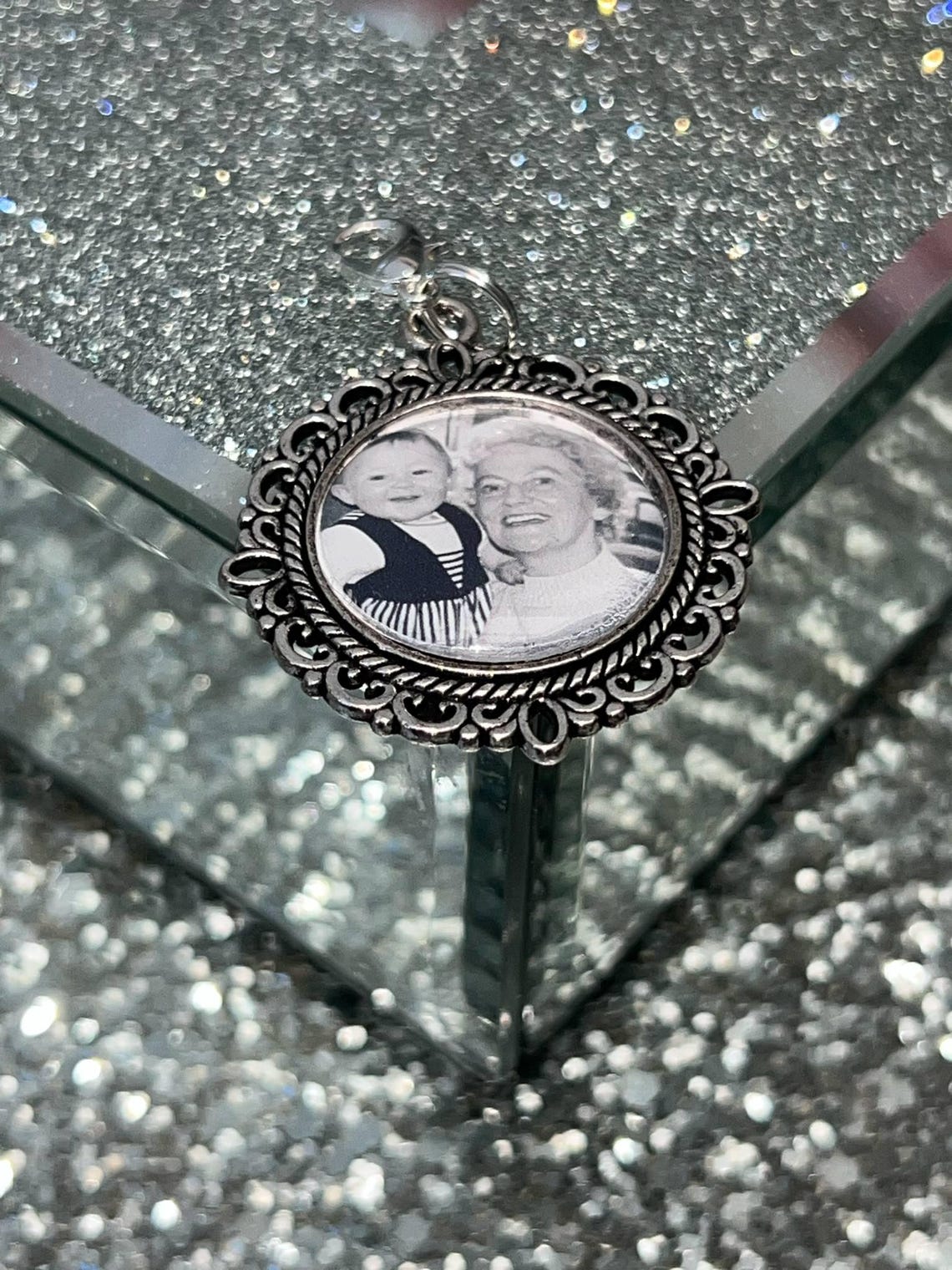With Love From Above Memory Clip & Card/remembrance Photo Charm/in ...