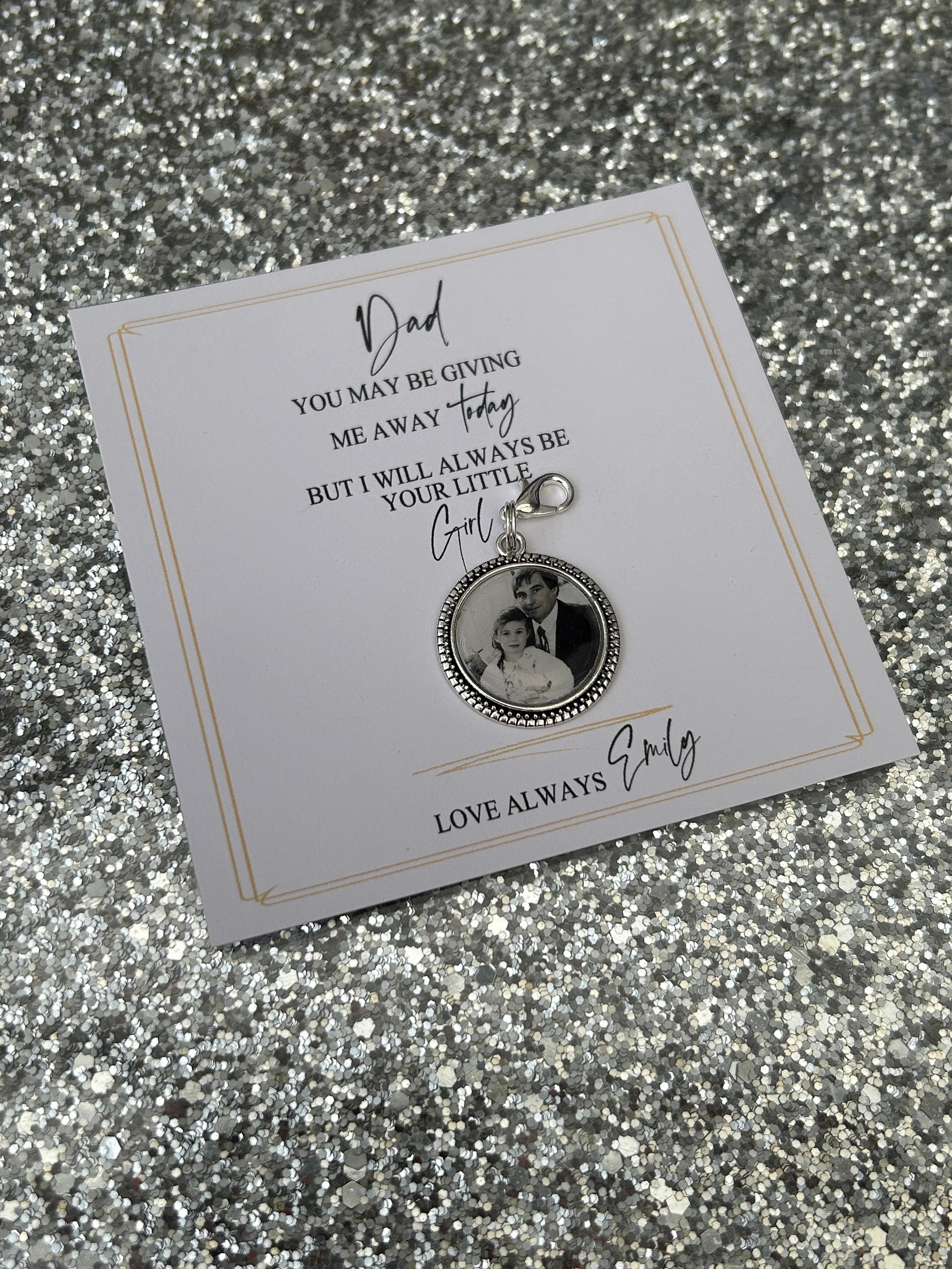 Dad I Will Always Be Your Little Girl/photo Lapel/to My Dad Card/card ...
