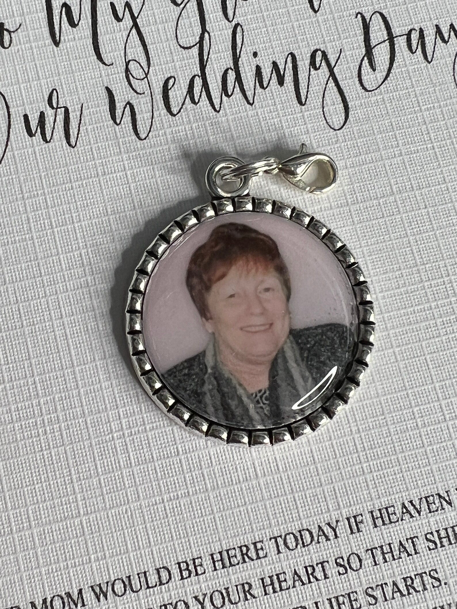 Personalised Memorial Photo Charm/gift for - Etsy