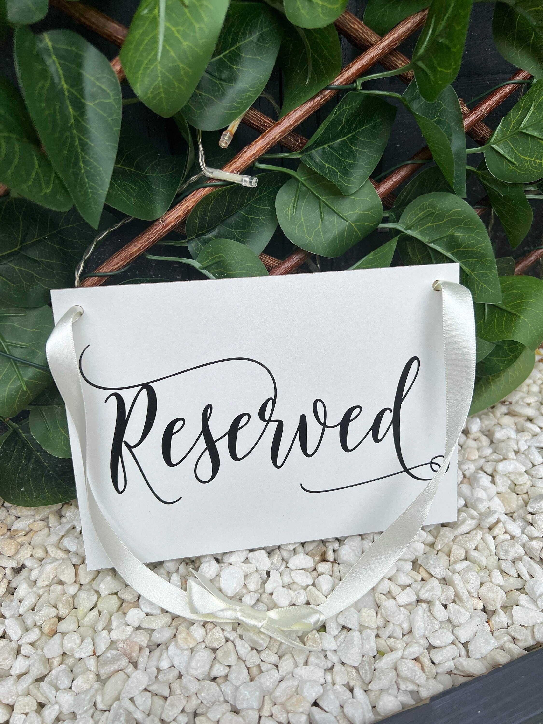 Church Reserved Seating Clip Art
