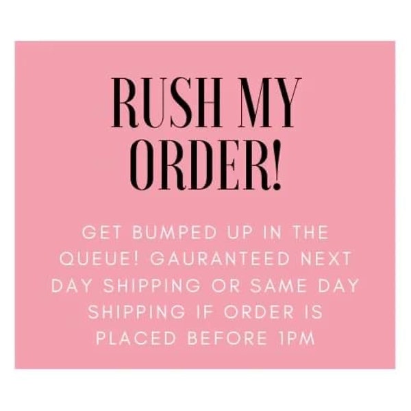 Last Minute Order - Etsy
