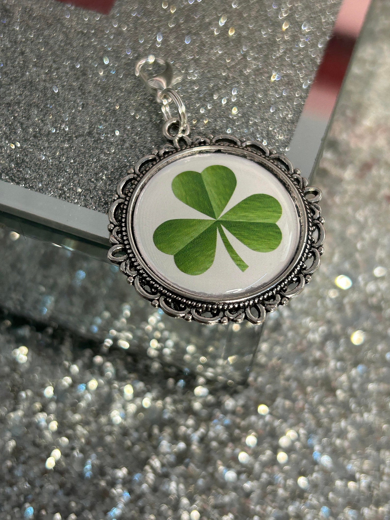 Good Luck Shamrock Wedding Charm/best Friend Gift/from Heaven/special ...
