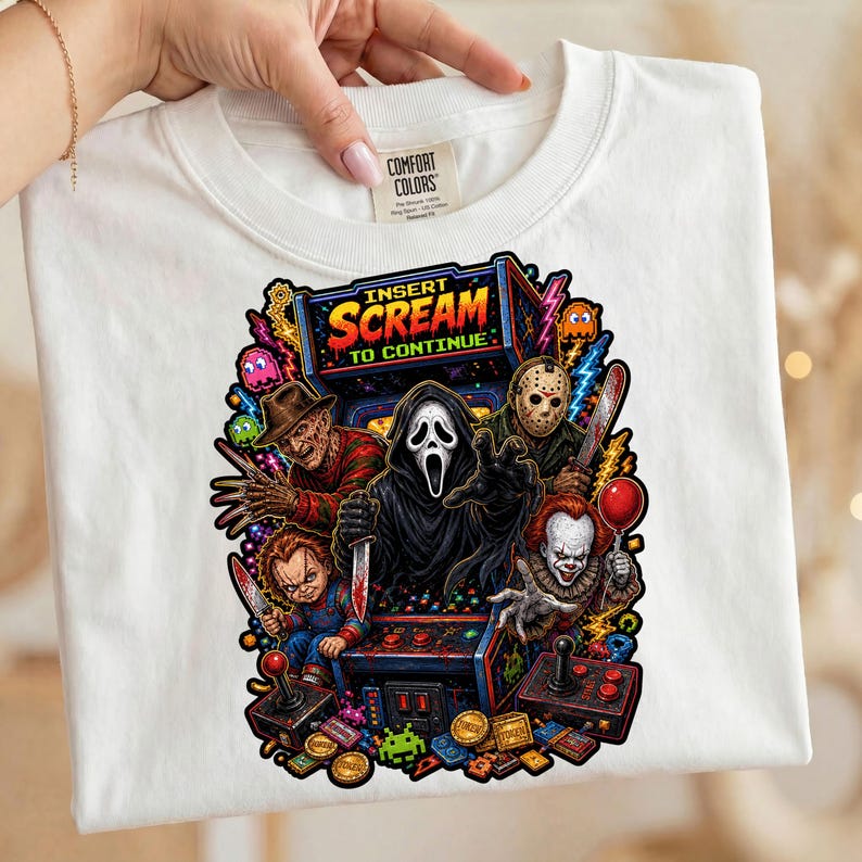 Trending PNG Horror Arcade Game Digital Art File, Spooky Villains ...