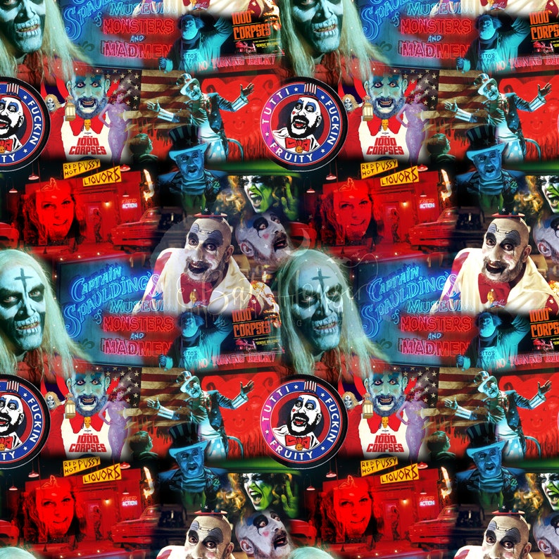 Seamless Pattern Seamless Files Seamless Horror Seamless | Etsy