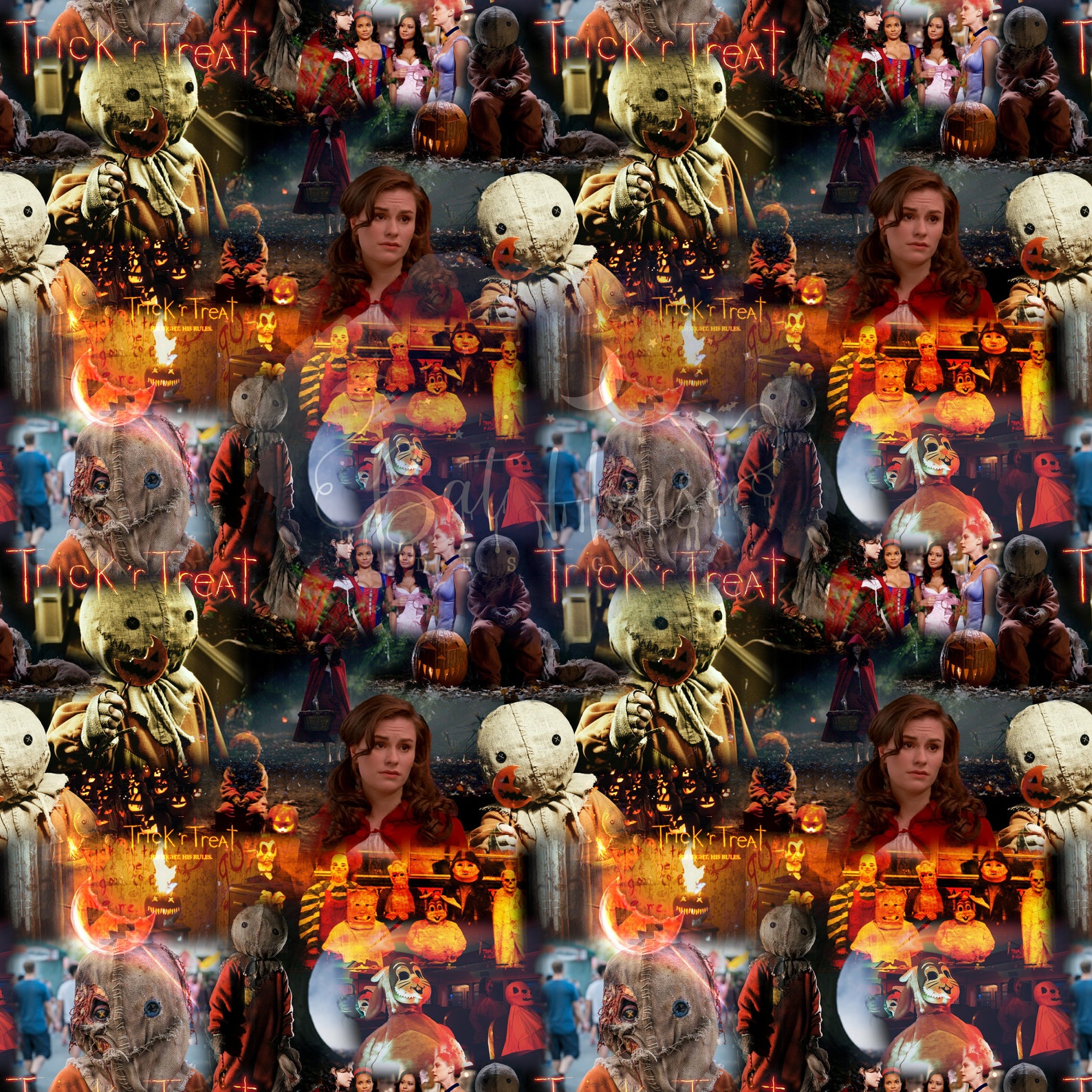 Seamless Pattern Seamless Files Seamless Horror Seamless - Etsy