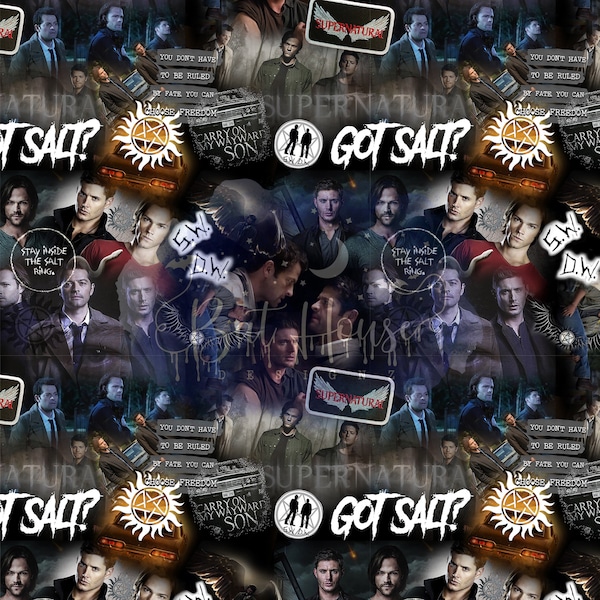 Supernatural Fabric - Etsy