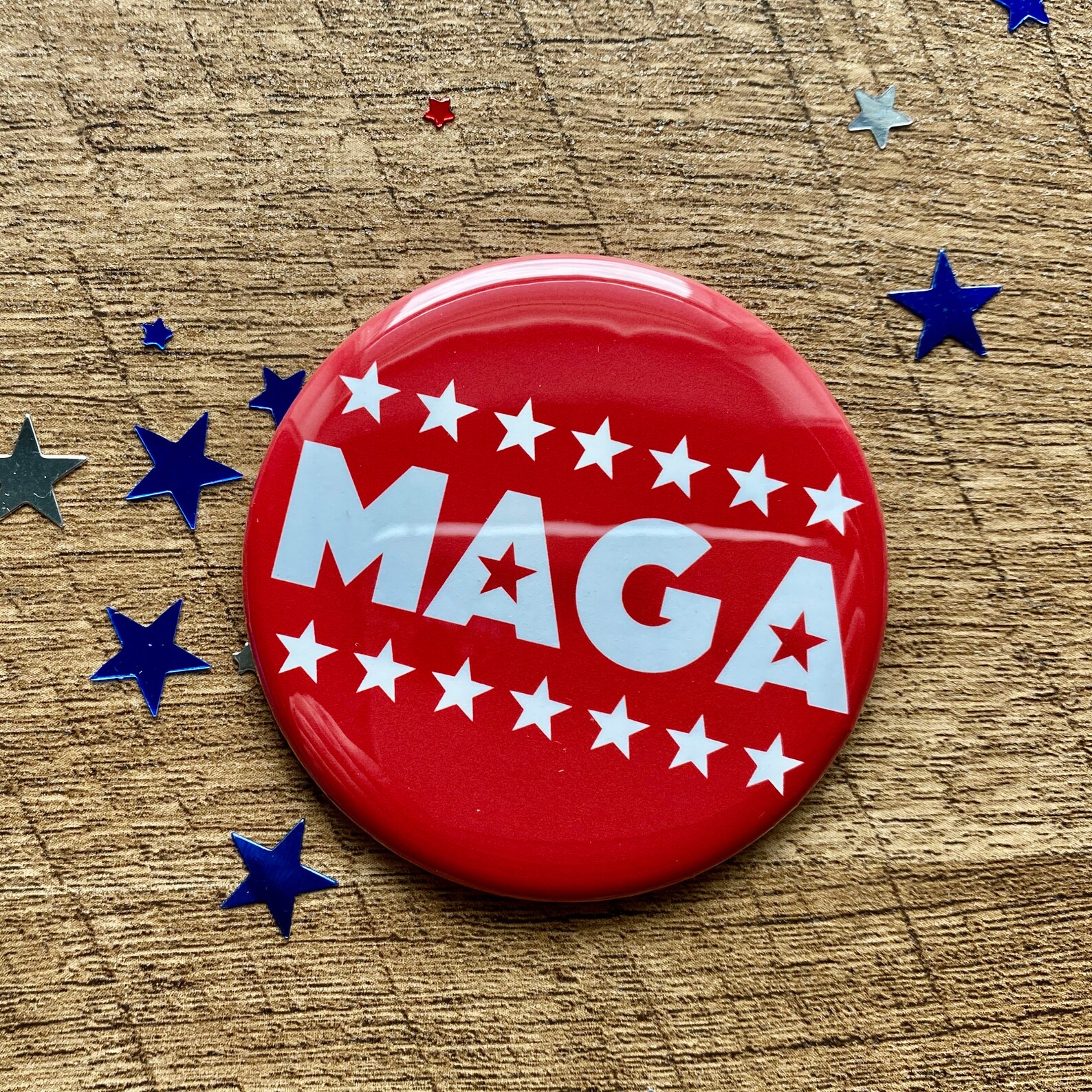 MAGA Pinback Buttons USA Patriot Pins Trump Saying Pin - Etsy