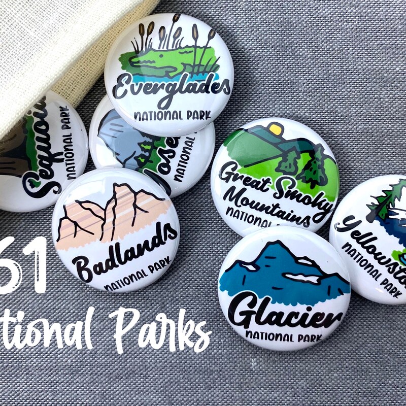 National Park Pin - Etsy