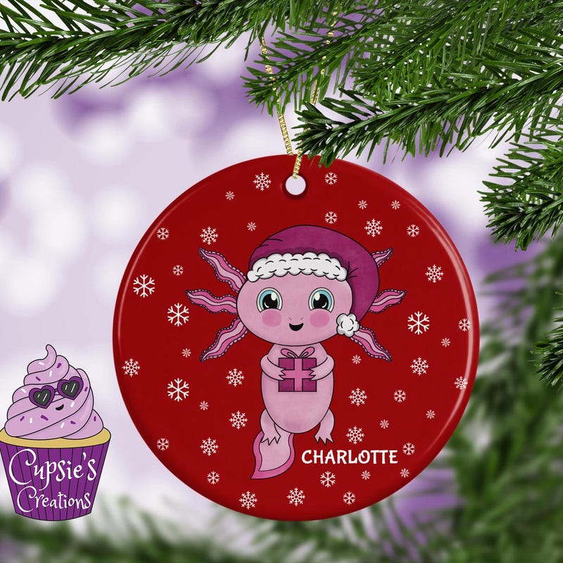 Axolotl Christmas - Etsy