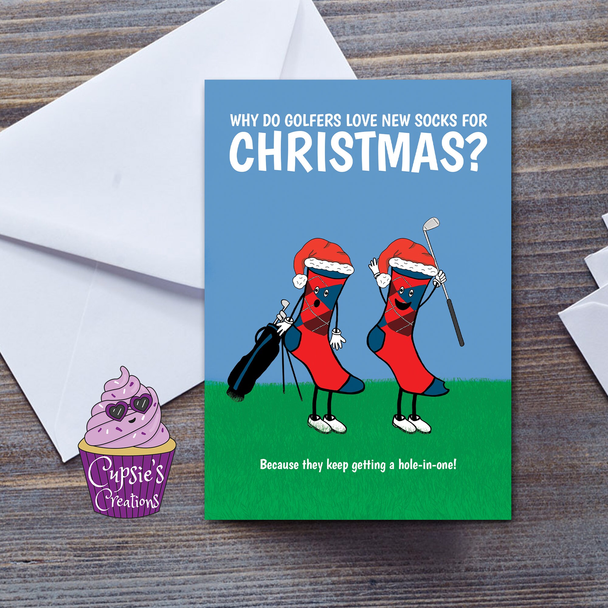Golf Christmas Cards