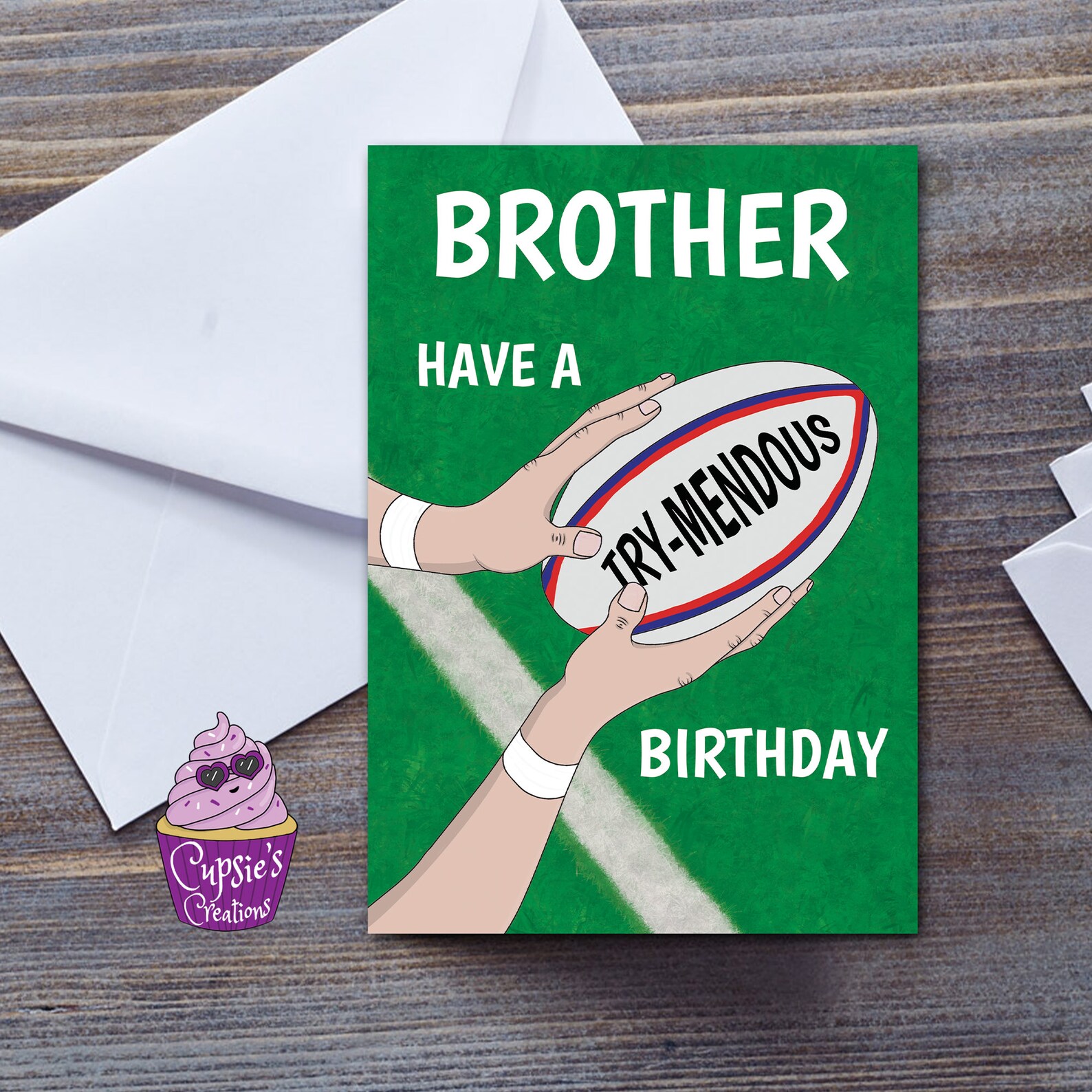 Rugby Birthday Card: Unique A5 Sports Card for Dad - Etsy