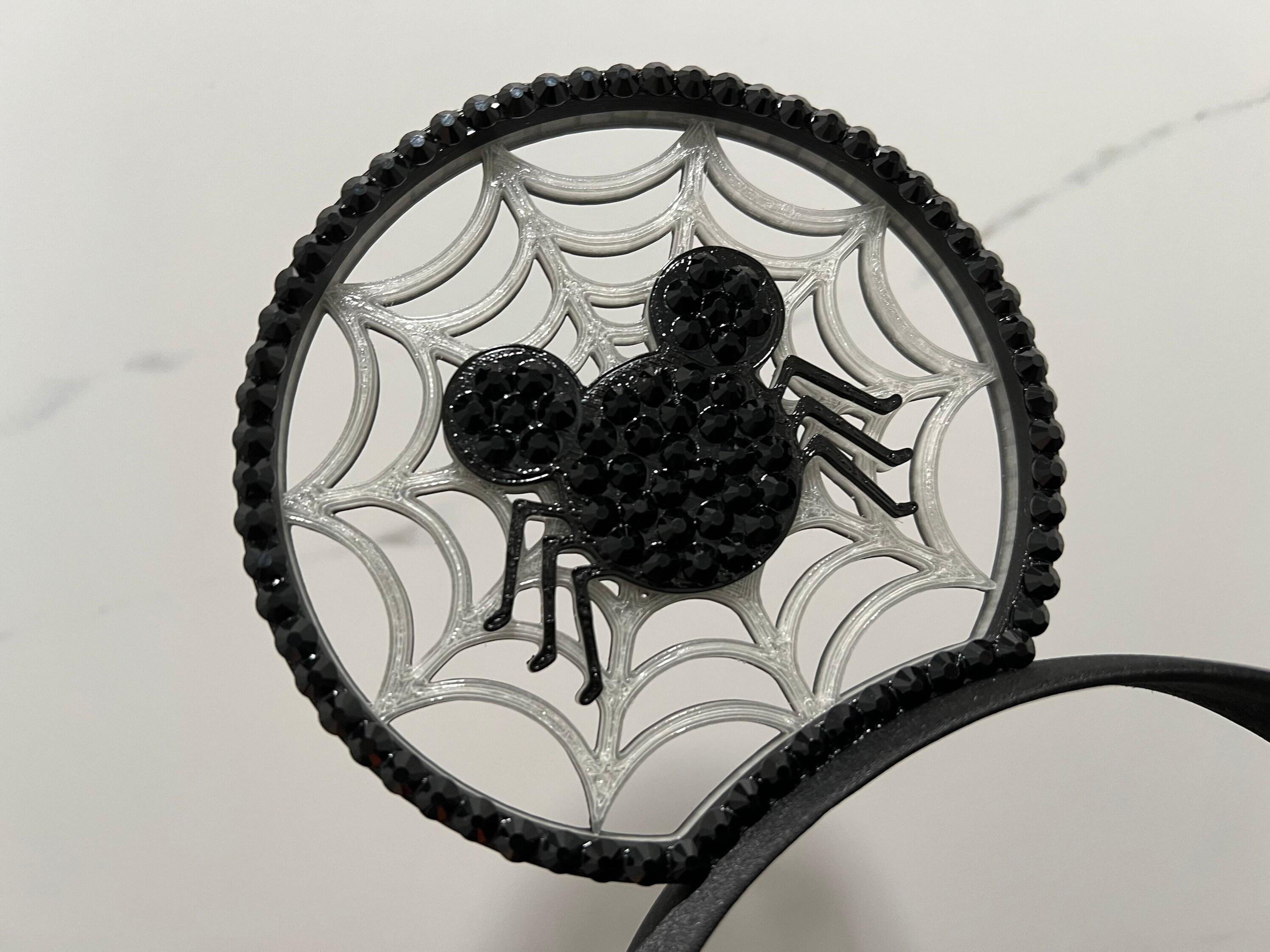 3D Glow in the Dark Mickey Spider Web Inspired Halloween Mouse - Etsy