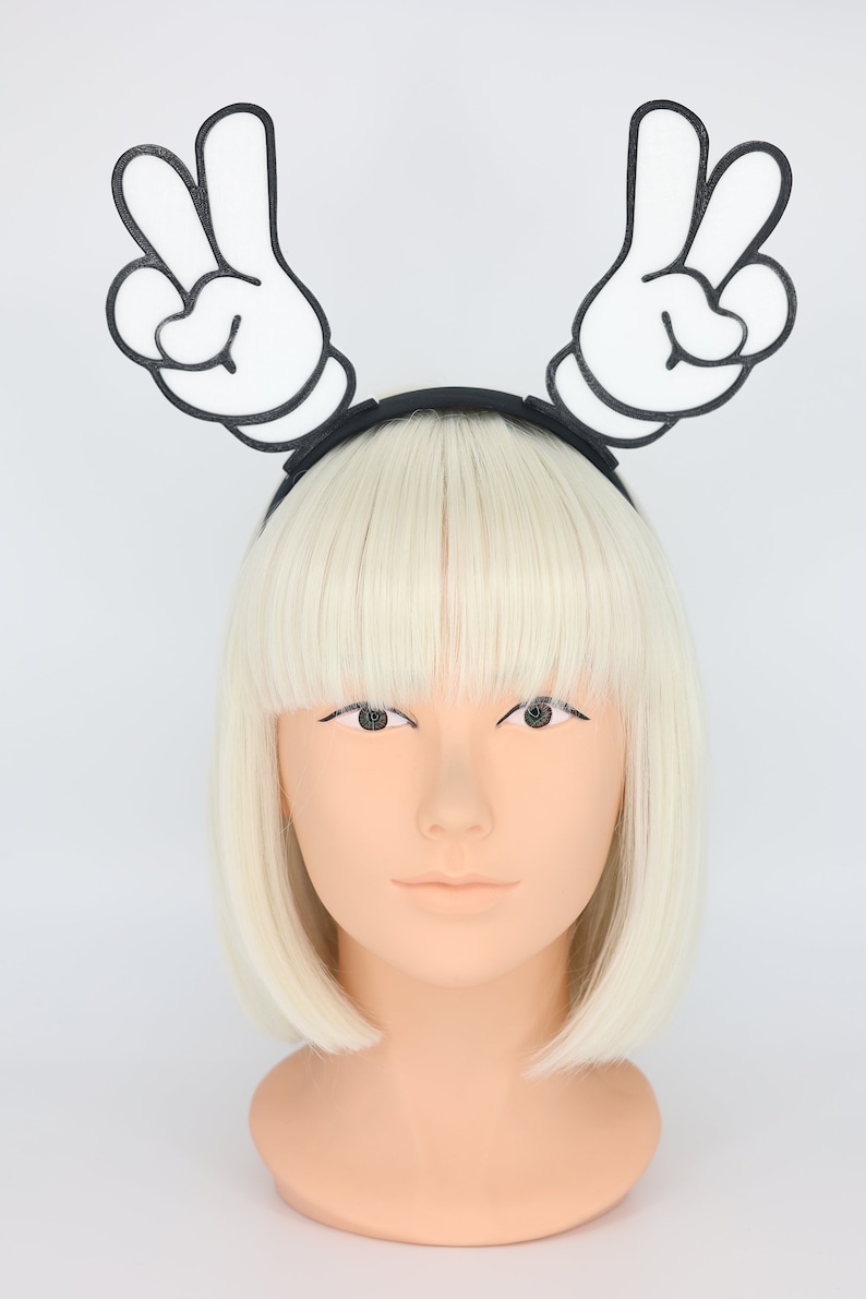 3D Mickey Peace Hands - Etsy