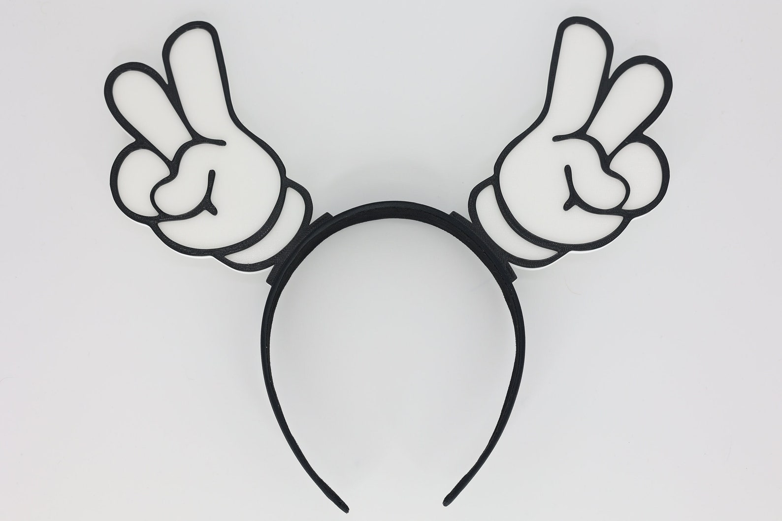 3D Mickey Peace Hands - Etsy