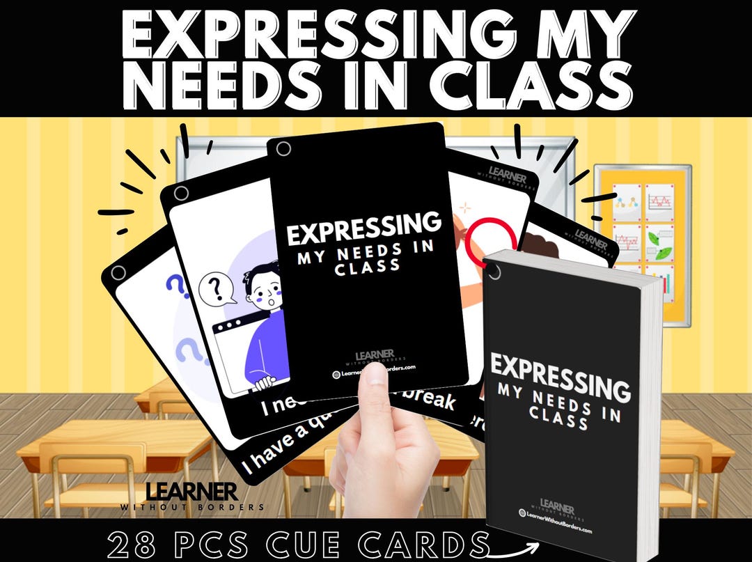 Expressing Need in Class, Non Verbal Communication, Autism ADHD Flash ...