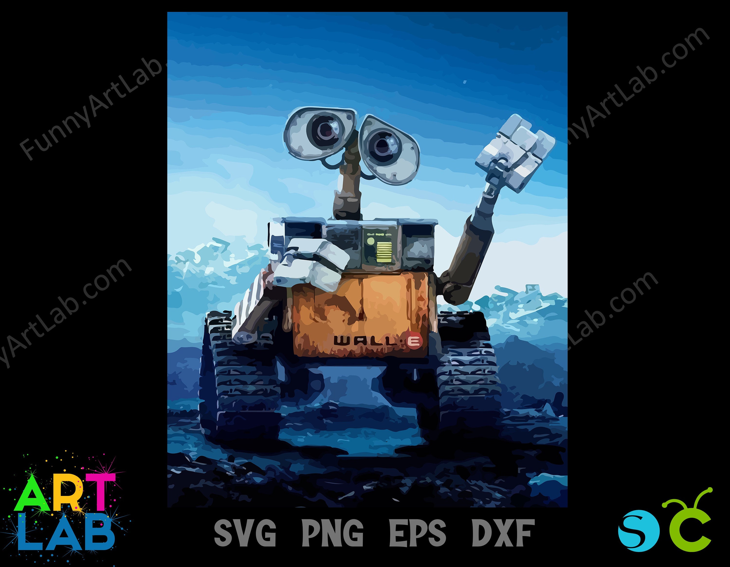 Wall-e Png, Wall-e Art Svg, Wall-e Svg, Wall-e Shirt Diy, Wall-e Birthday, Wall E Svg, Wall-e ...
