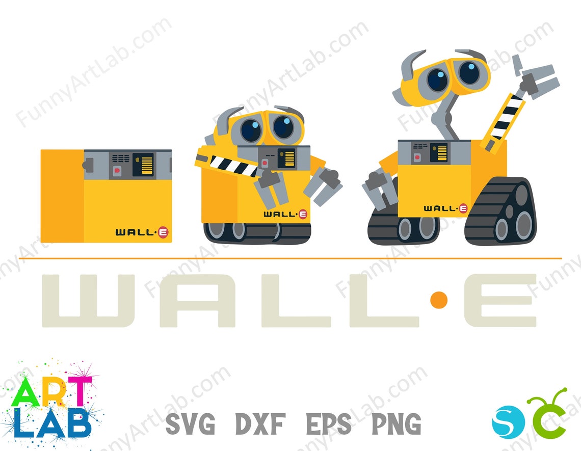 Wall-e Art Svg, Wall-e Png, Wall-e Svg, Wall-e Shirt diy Svg, Wall-e ...