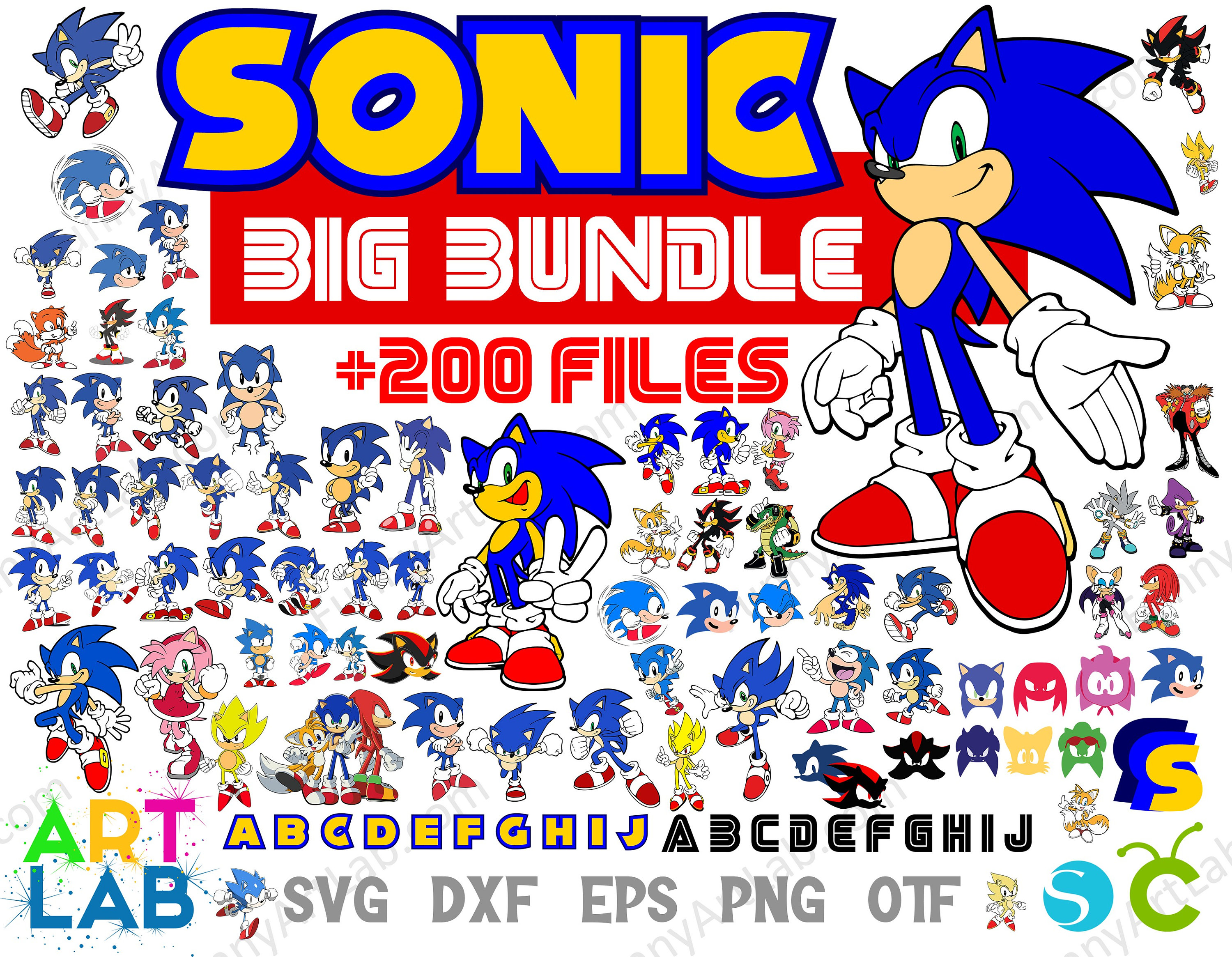 Fuente Del Logotipo De Sonic The Hedgehog