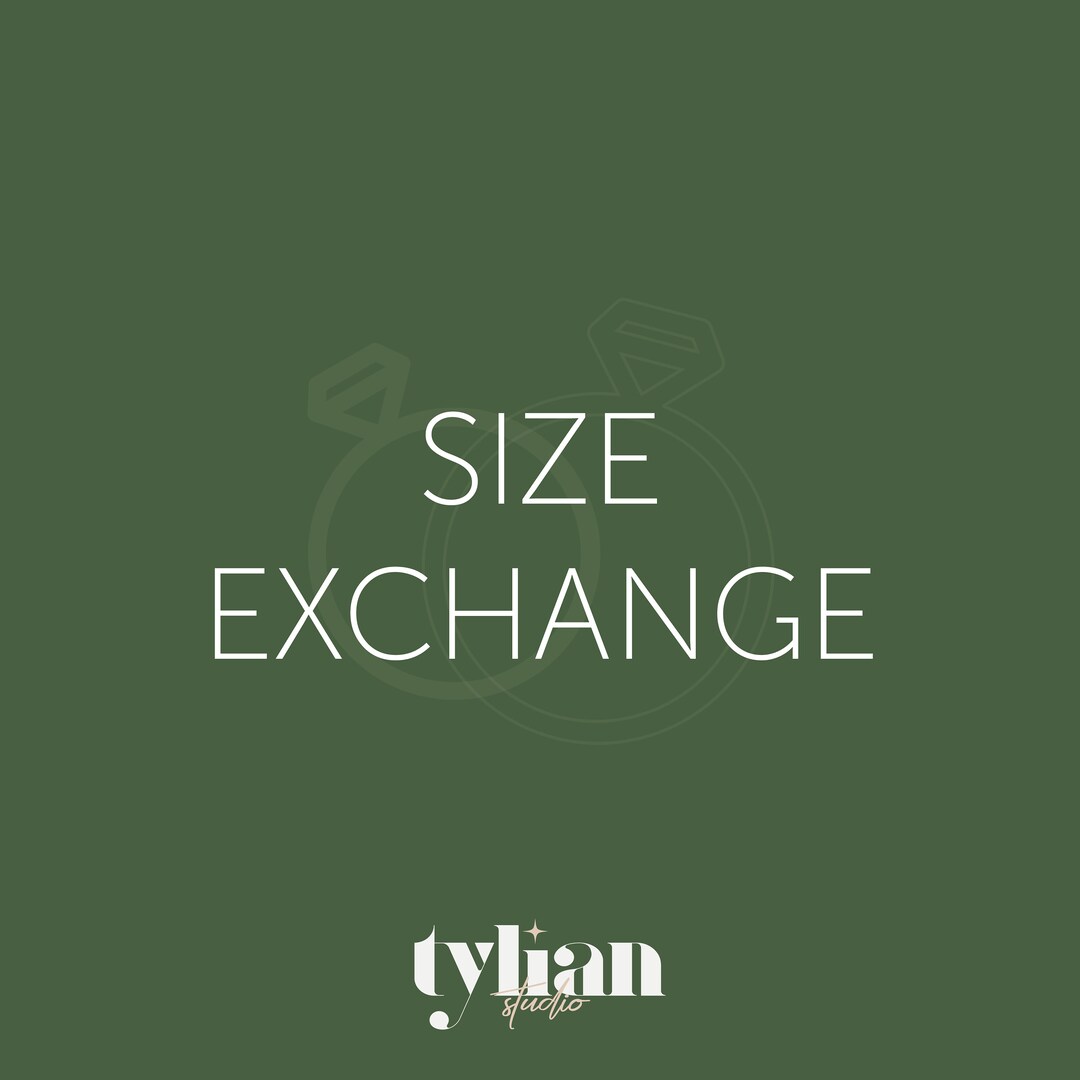 Size Exchange Fee / USPS Priority Mail Fee / Engraving Fee - Etsy