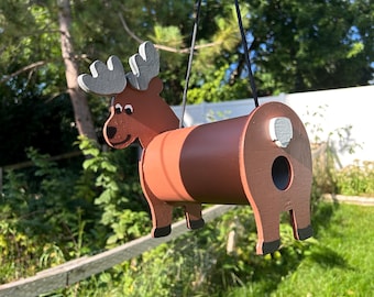Moose Birdhouse - Etsy