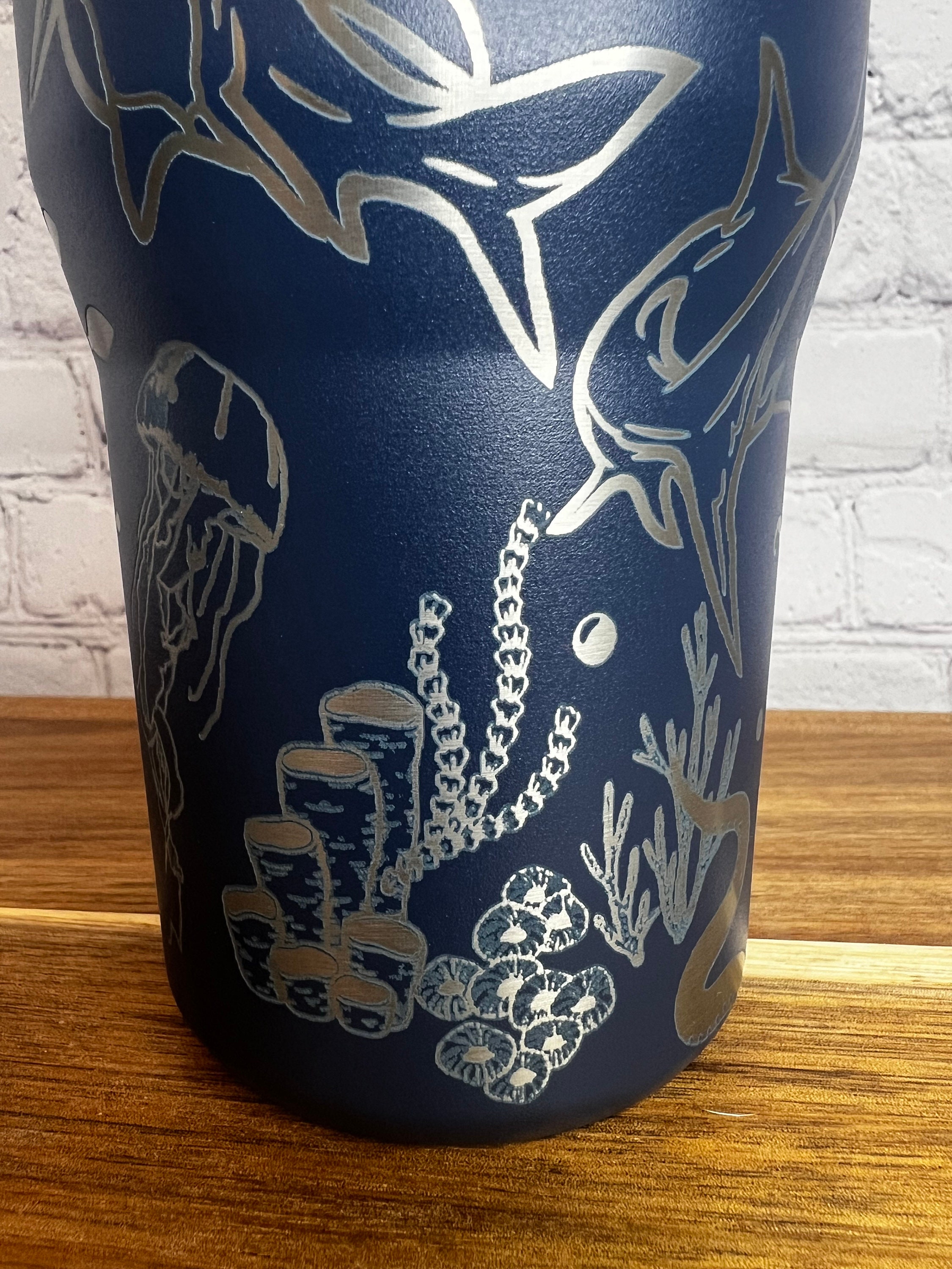 Shark Flip Straw Stanley - Etsy