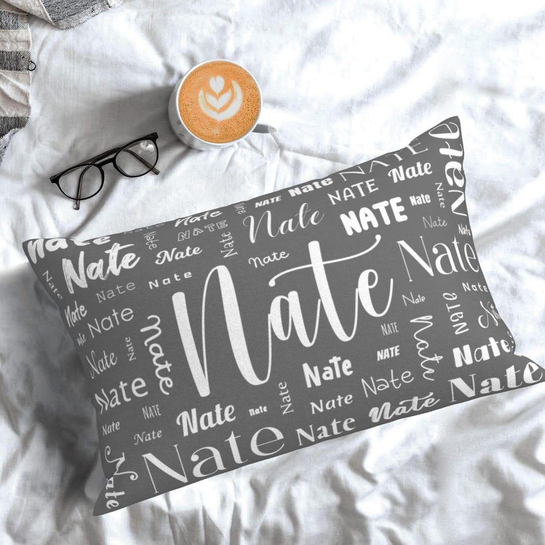 Personalized Name Pillow Case, Custom Pillow Cover With Name ...
