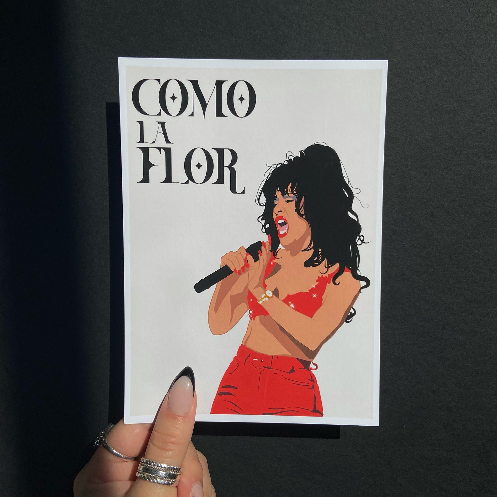 Como La Flor | Digital Art Print | 5x7 | Selena Quintanilla ...