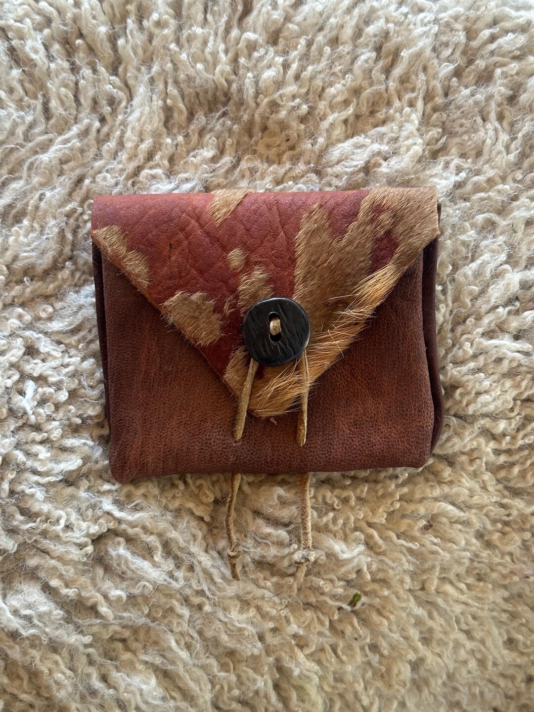 Bark Tanned Deer, Goat, and Antelope Pouch - Etsy