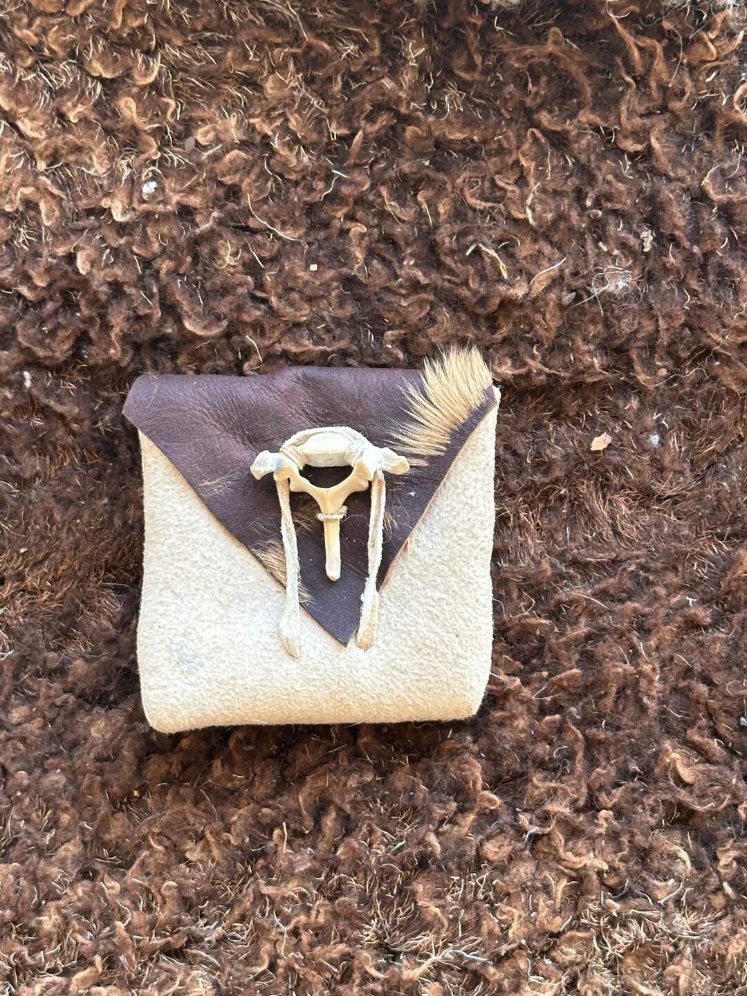 Brain Tan Deer and Pronghorn Pouch - Etsy