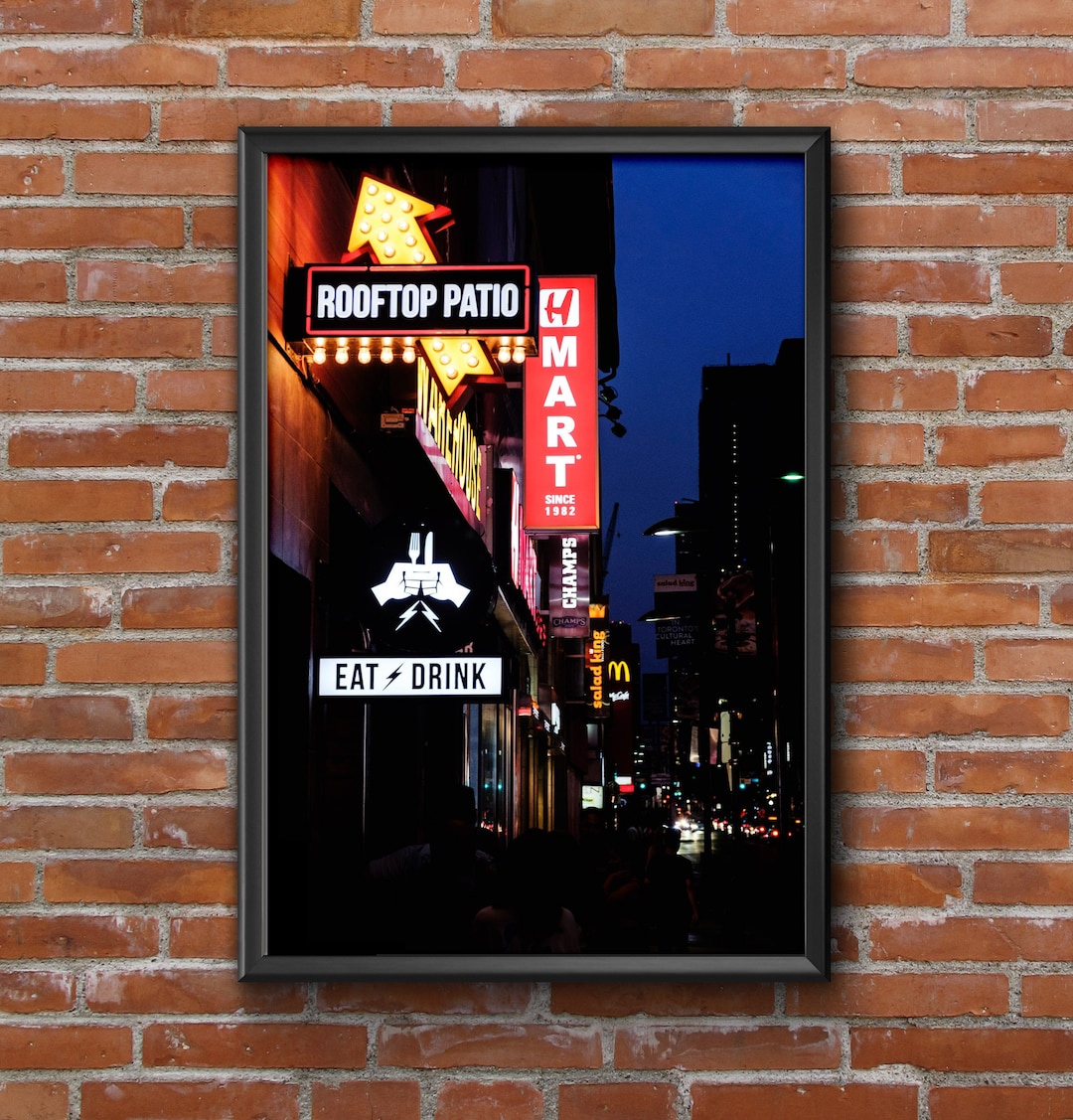Toronto Nightlife City Photography Print - Decorative Photo Prints as ...