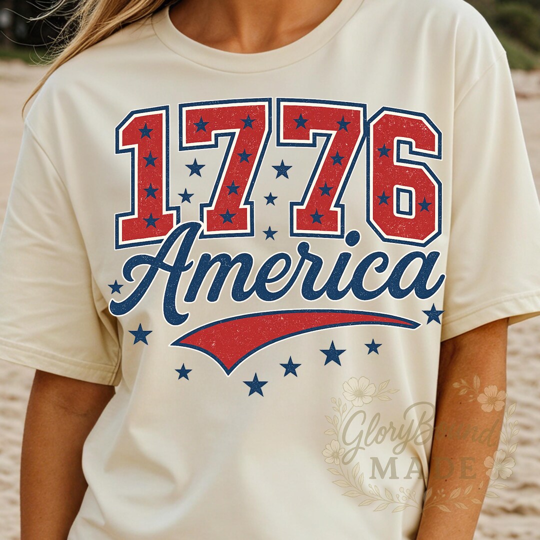 1776 America PNG: Patriotic 4th of July Design (digital Download) - Etsy