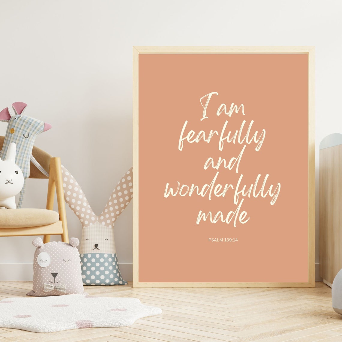 Kids Bible Verse, Scripture Poster Wall Art, Church Sunday School ...