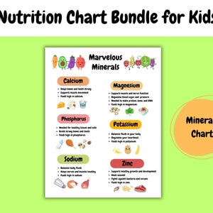 Kids Food Nutrition Printable Bundle | Healthy Food Educational Poster ...